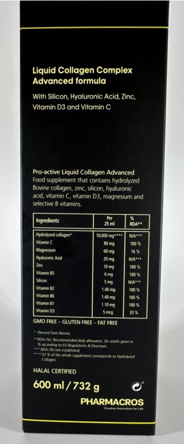 Proactive Liquid Collagen - Lemon Flavour – Spala South Africa