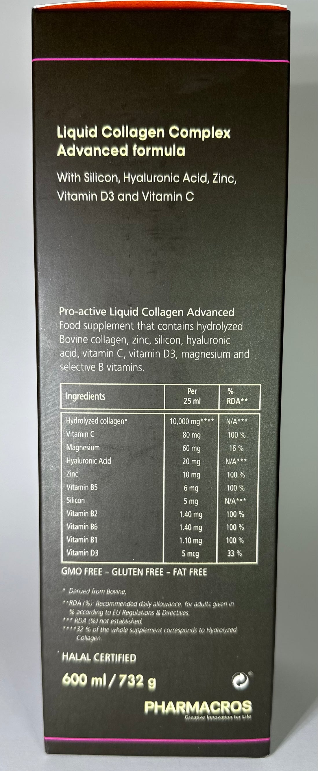 Proactive Liquid Collagen - Strawberry Flavour – Spala South Africa